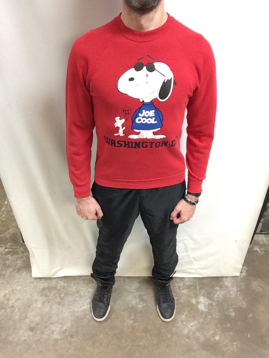 Vintage 80s Snoopy Joe Sweatshirt, Washington DC, Size L - Etsy