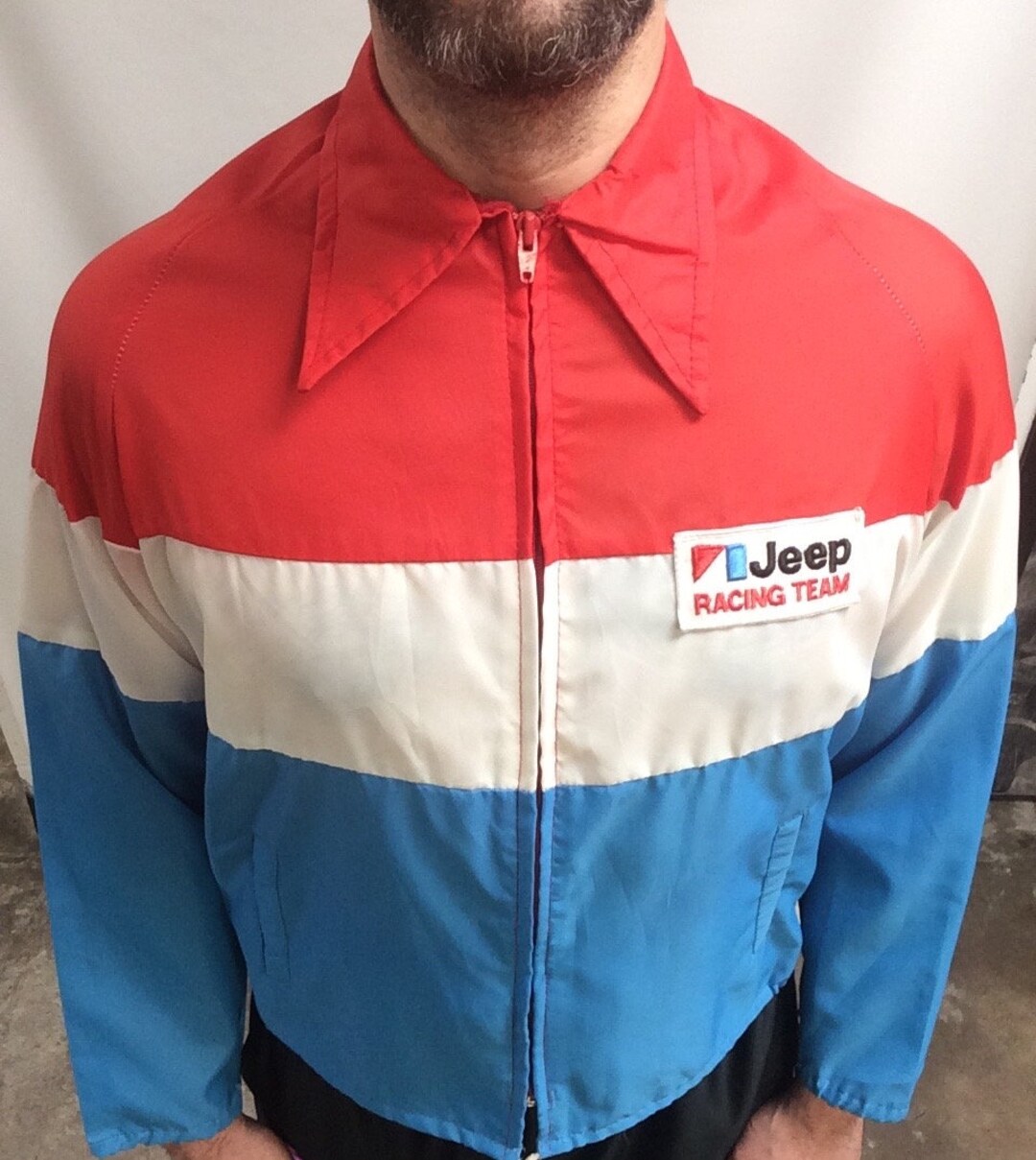 Vintage 70’s 80's Jeep Racing Team Collection Classic Red White & Blue ...