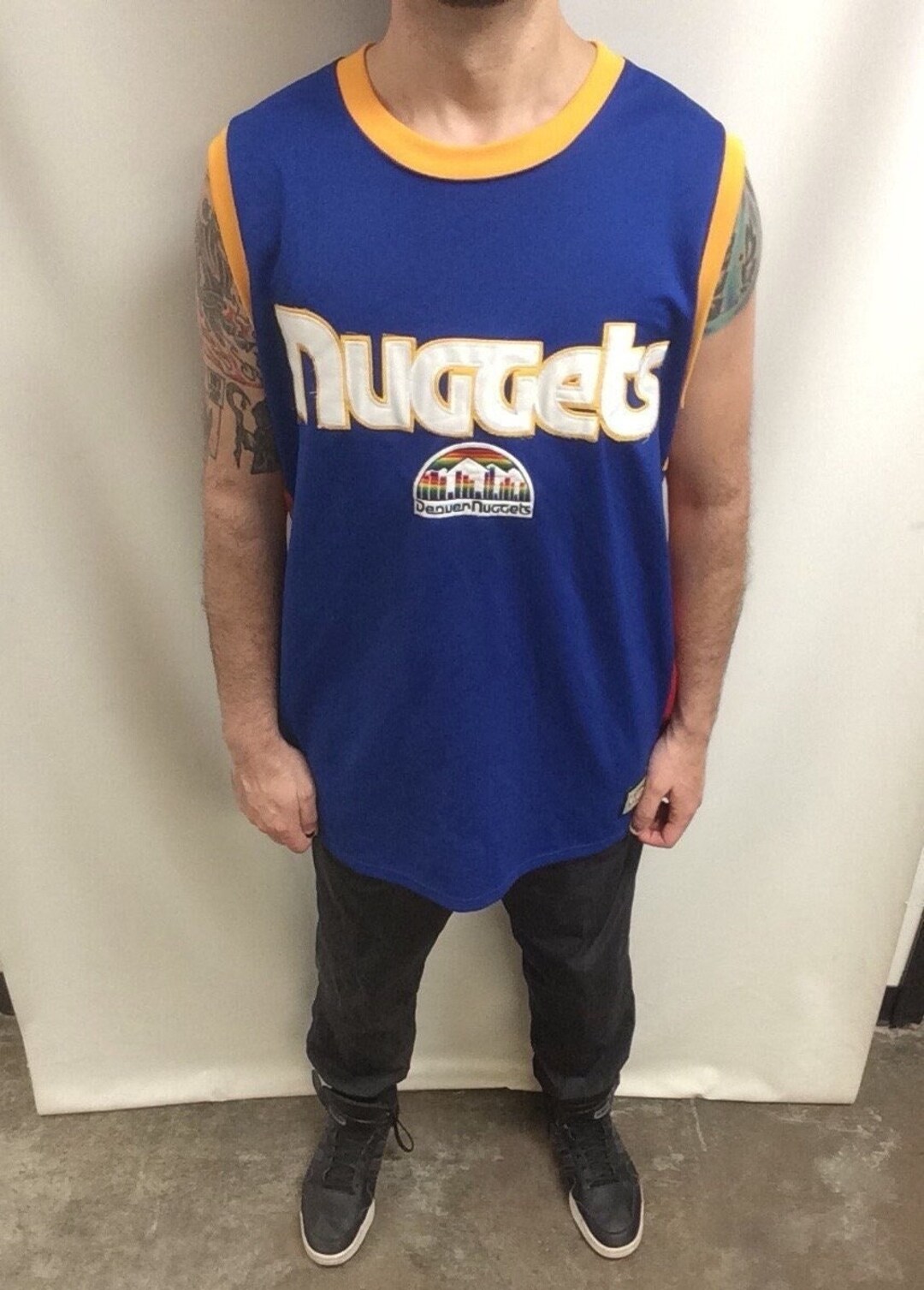 Vintage 90's Original Hardwood Classics Denver Nuggets NBA Basketball ...