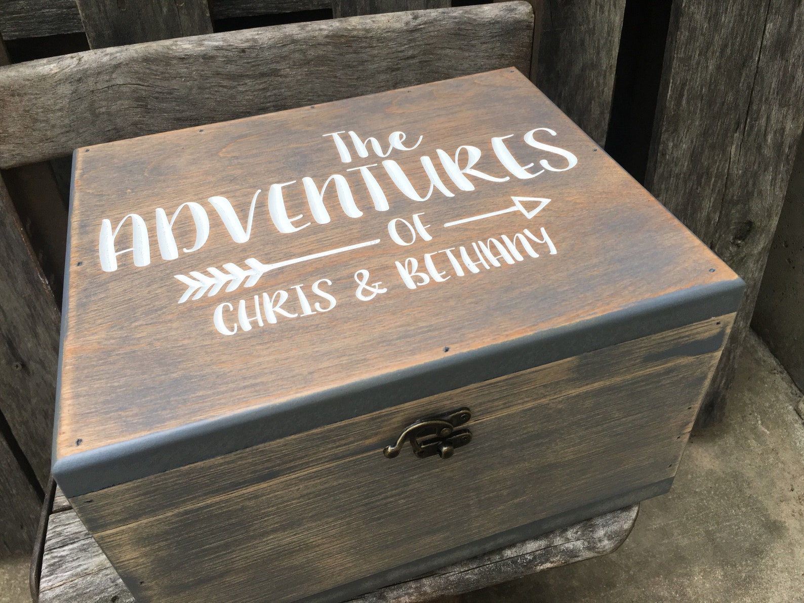 Weathered Gray Adventure box Our Adventures Gifts for him | Etsy Weathered Gray Adventure box Our Adventures Gifts for him | Etsy