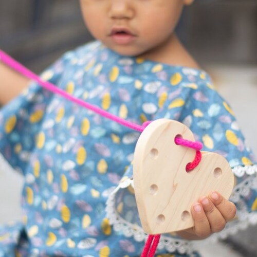 Wooden Lacing Toys Montessori Learning Lace Game Educational | Etsy