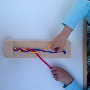 Braiding Board, Montessori Supplies, Learning Toys for Children, Fine ...