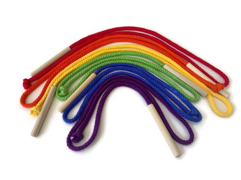 Extra Laces With Wooden Needle, Lacing Toy, Montessori Materials ...