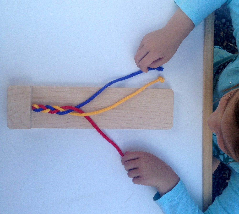 Braiding Board, Montessori Supplies, Learning Toys for Children, Fine ...