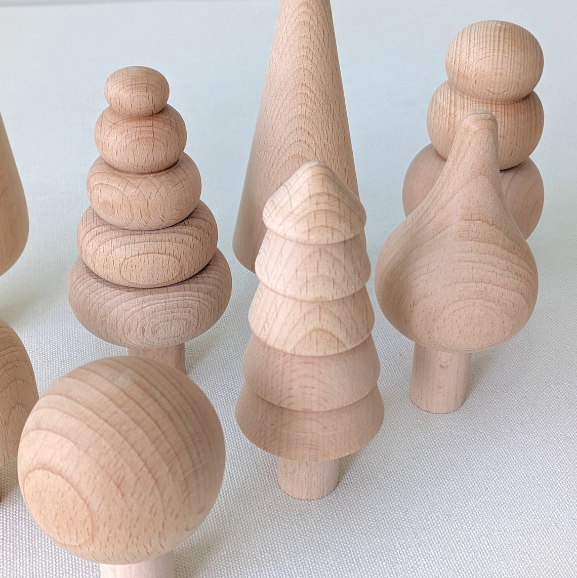 Wooden Tree Plants Forest for Kids Pretend Play DIY - Etsy