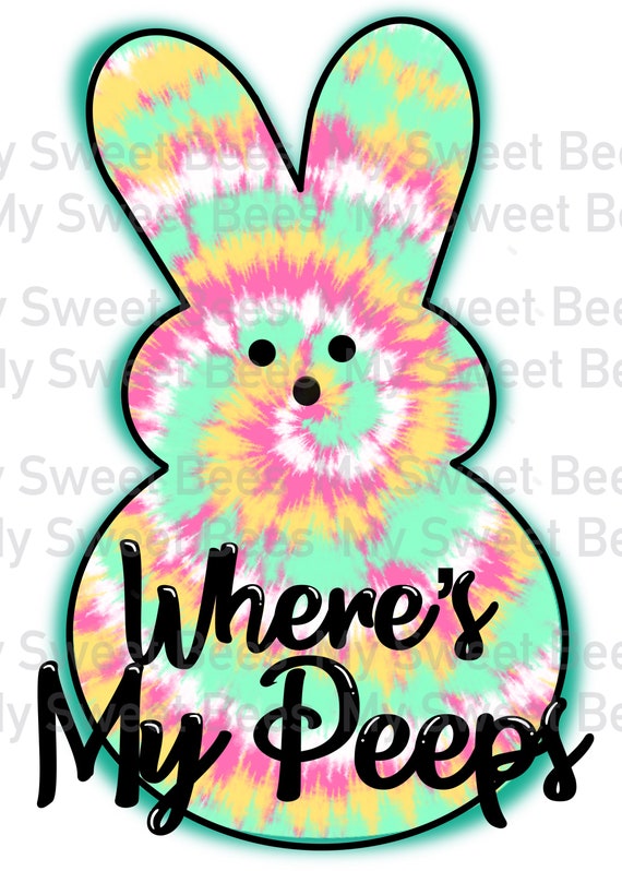 Digital Drawing & Illustration Hangin With My Peeps Glitter Peep Easter ...