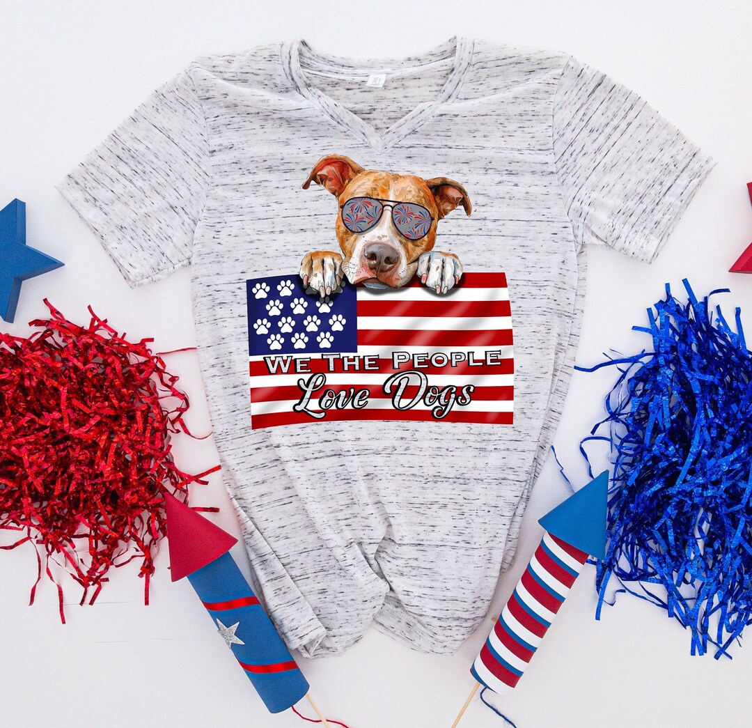 4th of July Dog Lover Pit Bull American Flag USA Sunglasses Sublimation ...