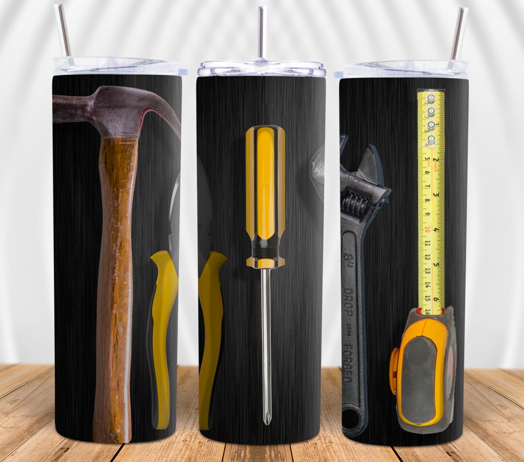 Fathers Day Dad Tool Box Macho Manly Handy Man Skinny Tumbler ...