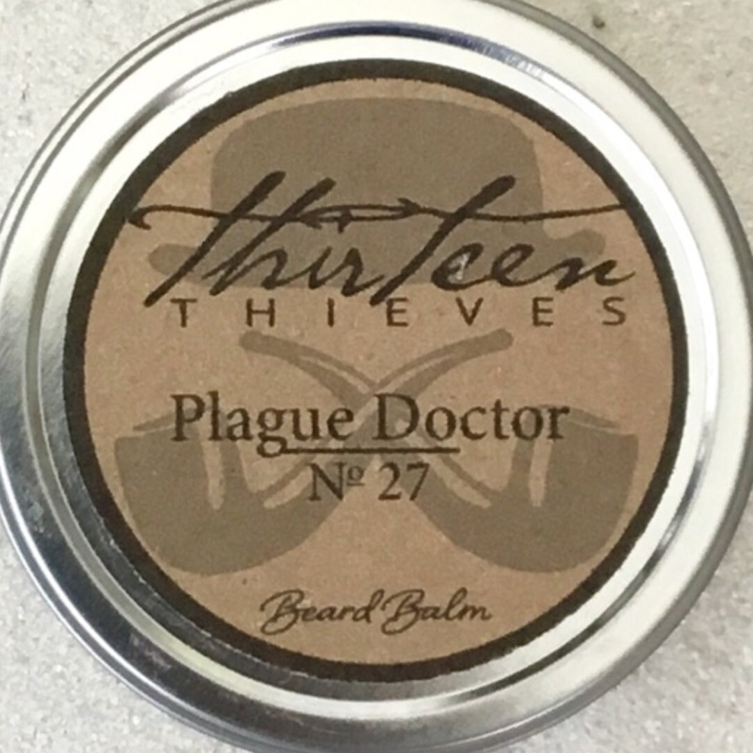 Plague Doctor Beard Balm - Organic and Handmade Beard Care Product by ...