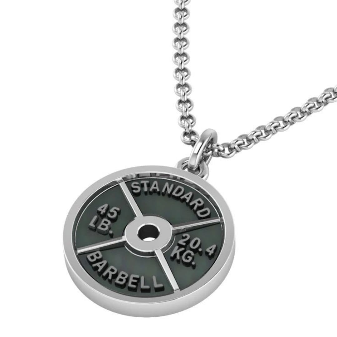 Crossfit Standard Weight Plate Pendant in Premium Sterling Silver | A ...