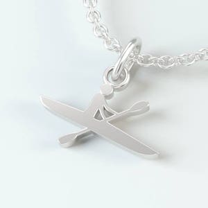 Kayak Athlete-inspired Pendant Necklace Ideal Kayak Gift Shop for Kayak ...