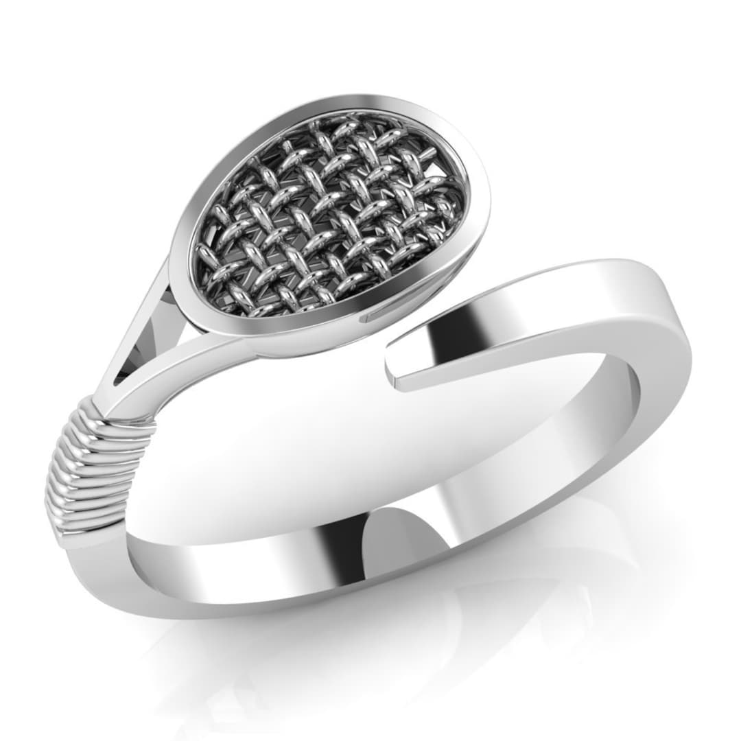 Tennis Ring in 925 Premium Sterling Silver | A Perfect Sports Jewelry ...