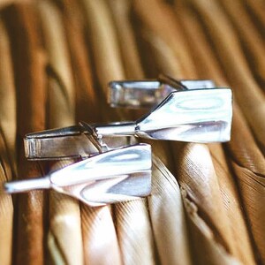 Rowing Cuff Links With Oar Blade, Mens Rowing Gifts, Rowing Presents ...