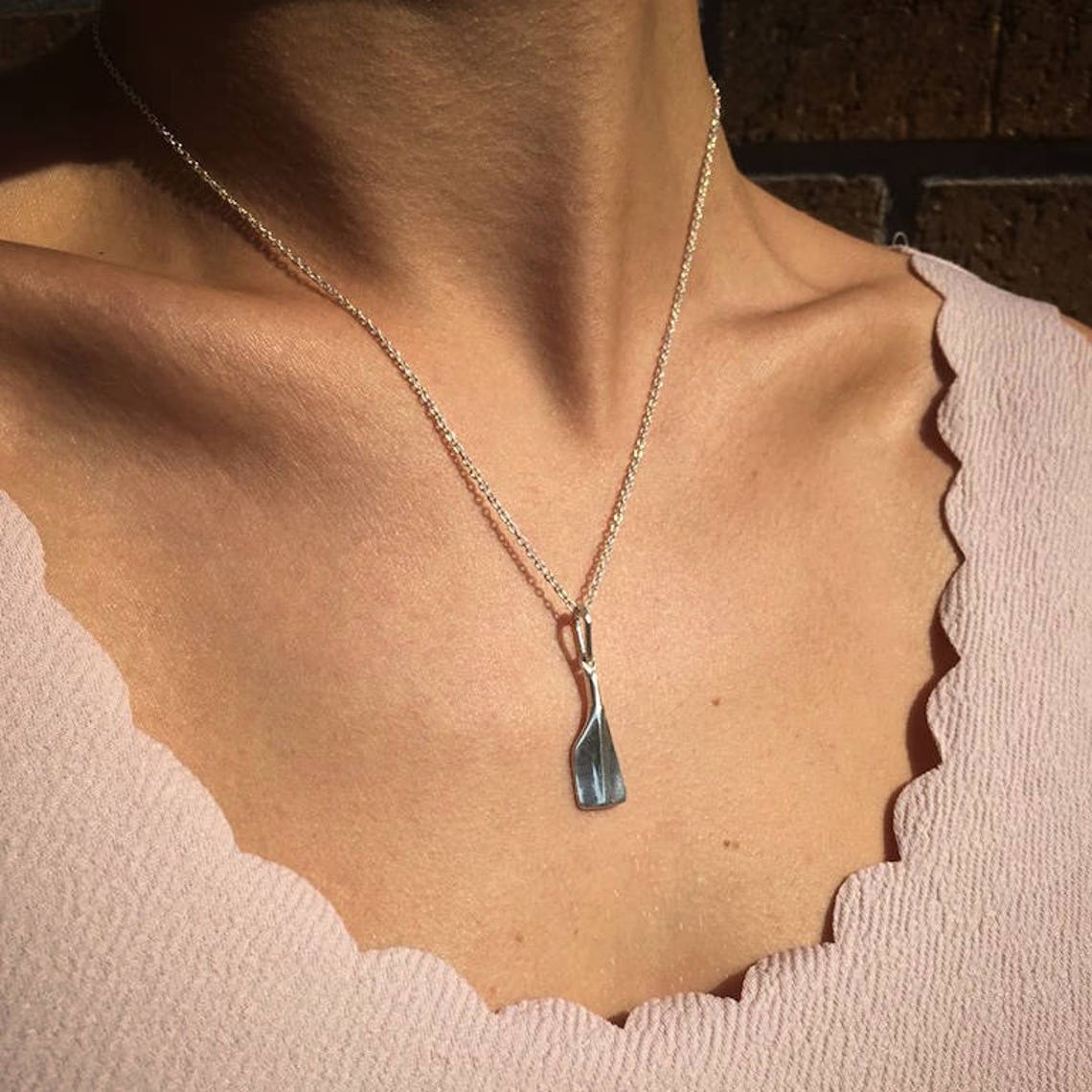 Rowing Oar Blade Pendant Oar Pendant / Crew Jewelry | Etsy