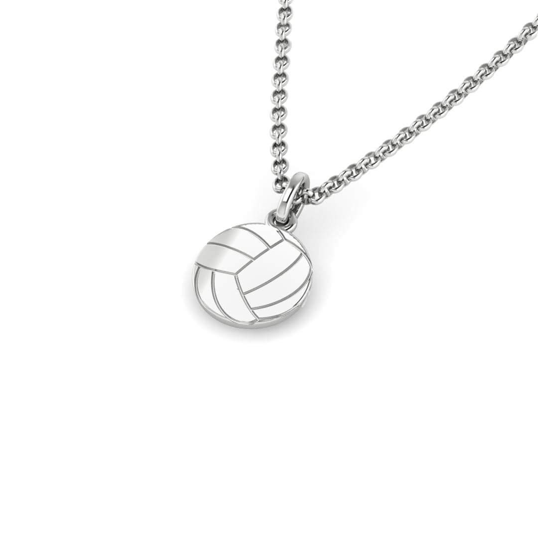 Volleyball Flat Netball Pendant - Etsy