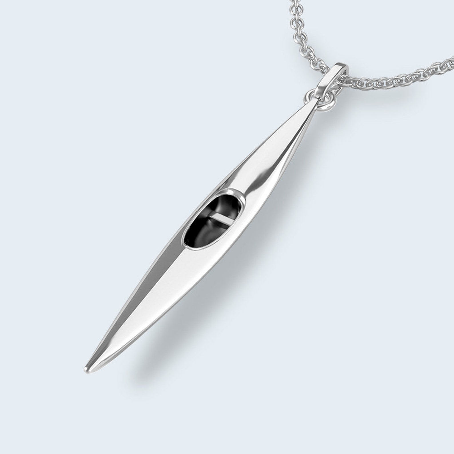 Kayak Boat Pendant / Necklace Kayak Jewelry With a Kayak | Etsy