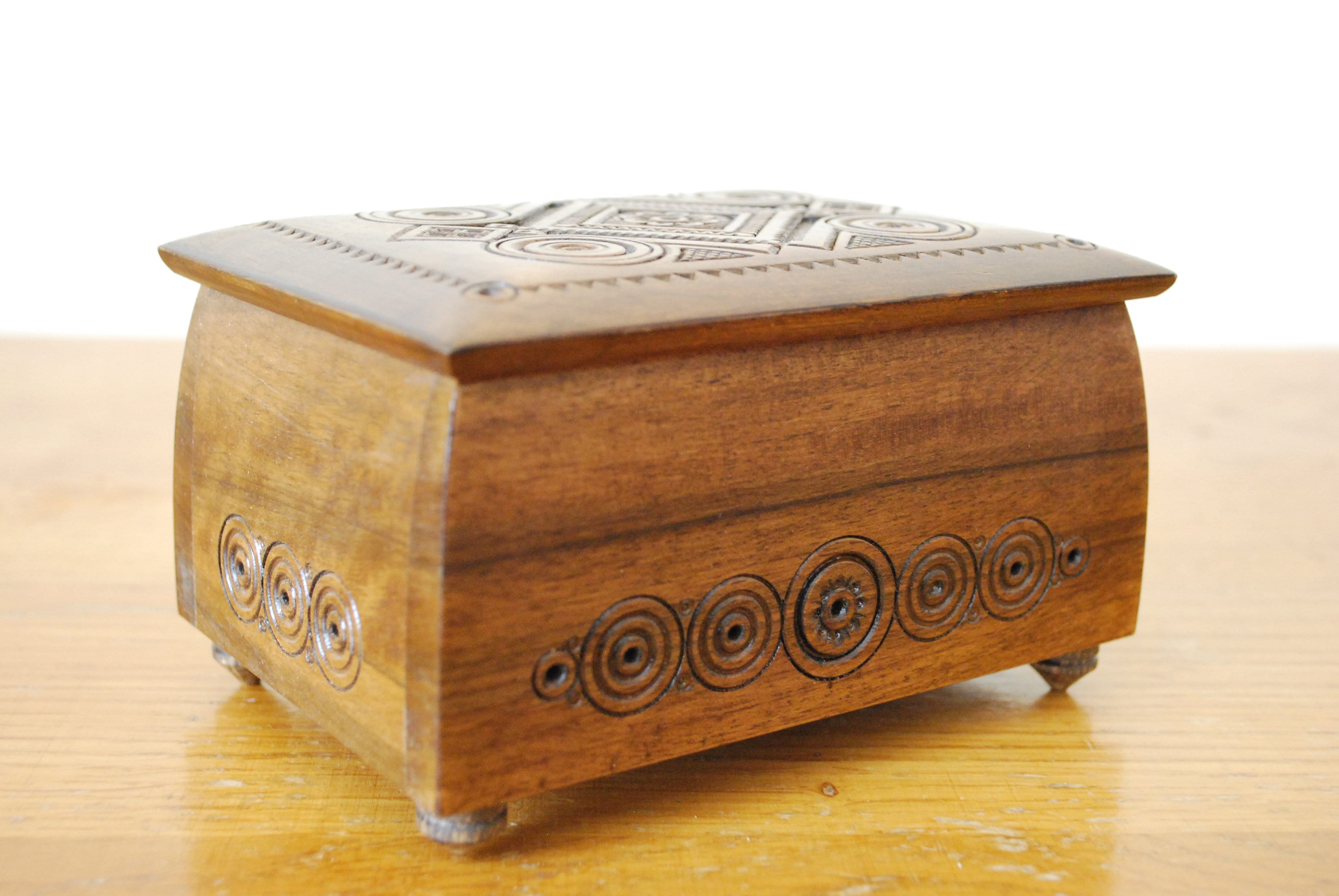 Wooden Jewelry Box Carved Casket Wedding Gift Women Wood - Etsy