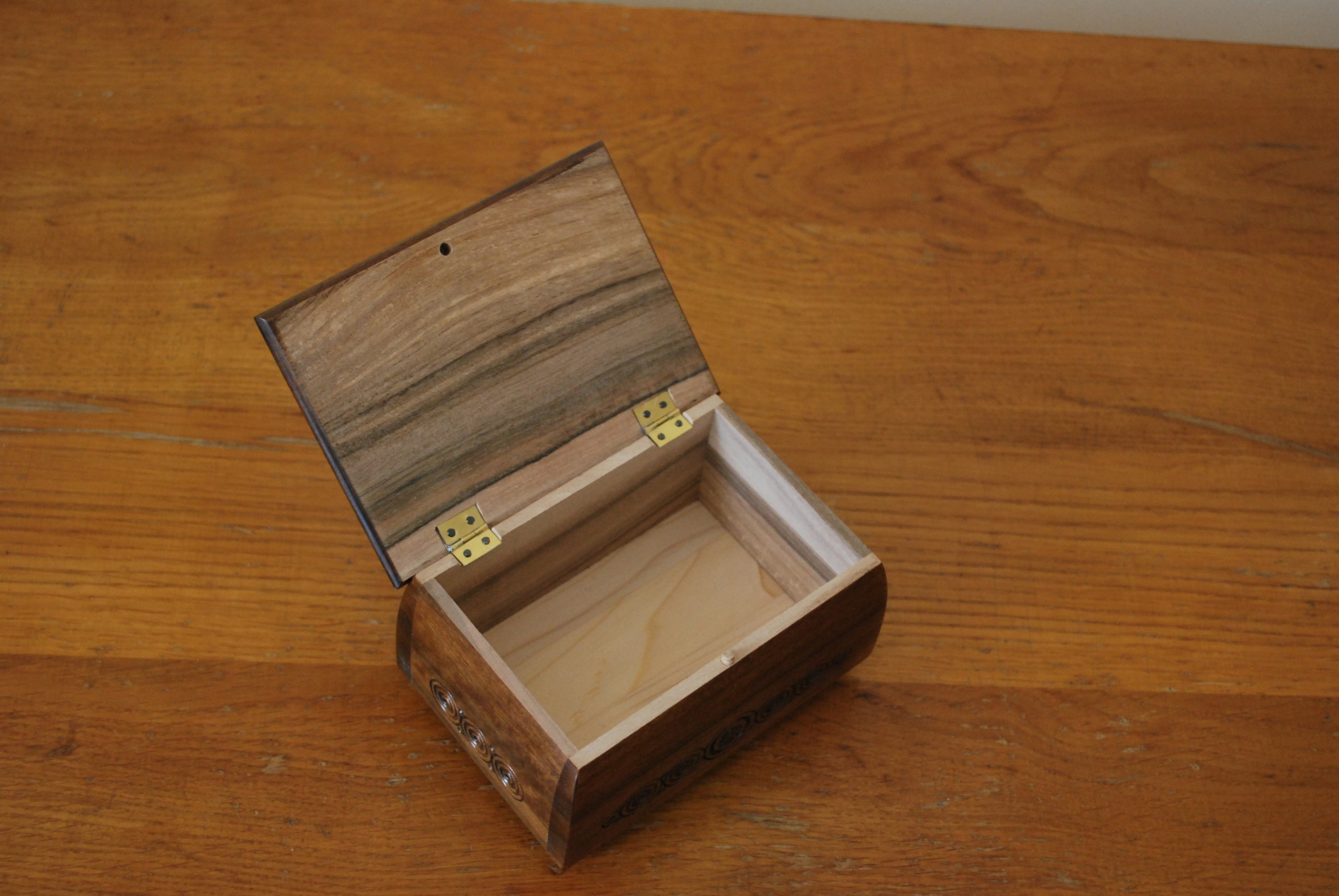 Wooden Jewelry Box Carved Casket Wedding Gift Women Wood - Etsy