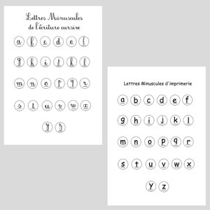 Activité Lettres Alphabet - Minuscules et Majuscules - Imprimable ...