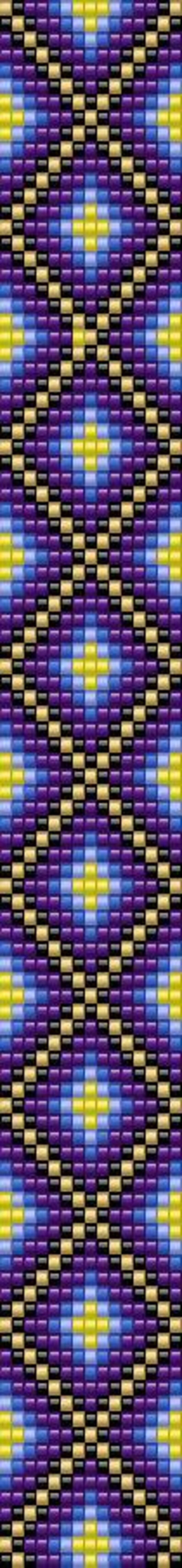Geometric Simple Loom Beading Pattern in PDF Format - Etsy Australia