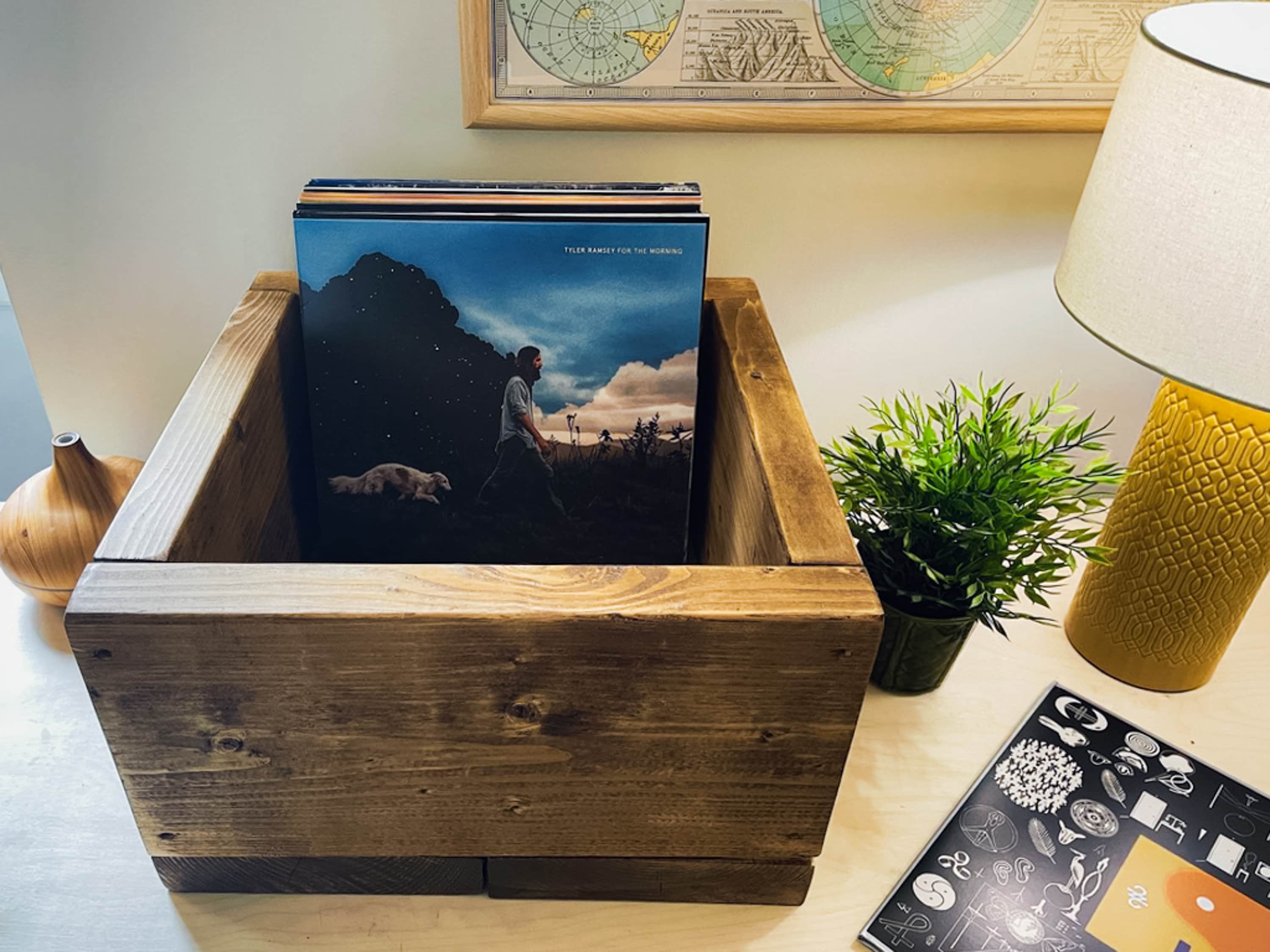 Scaffold Board Vinyl Crate Solid Wooden LP 12 Record - Etsy UK