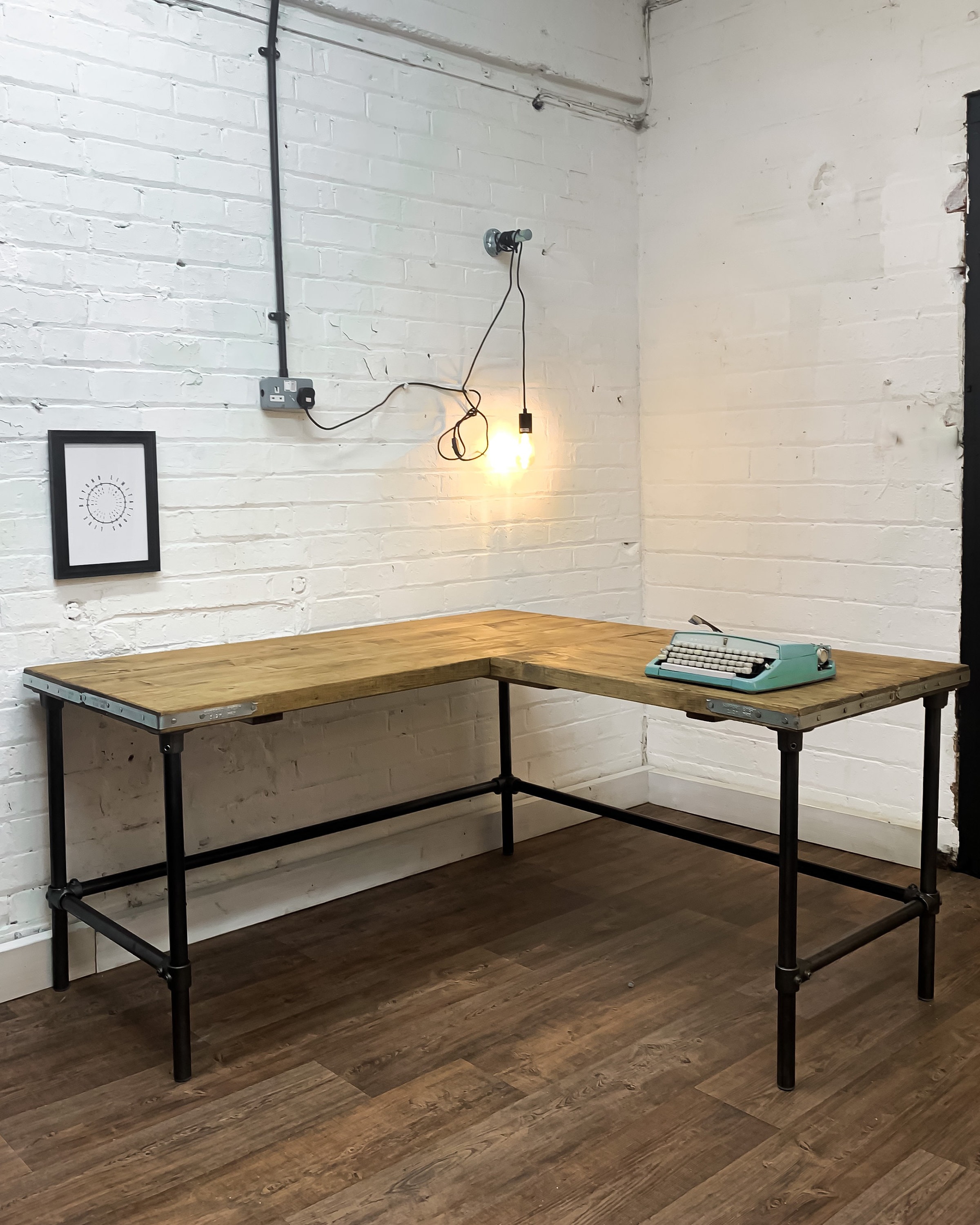 Industrial Look Custom Made From Reclaimed Scaffold Boards For Rustic ...