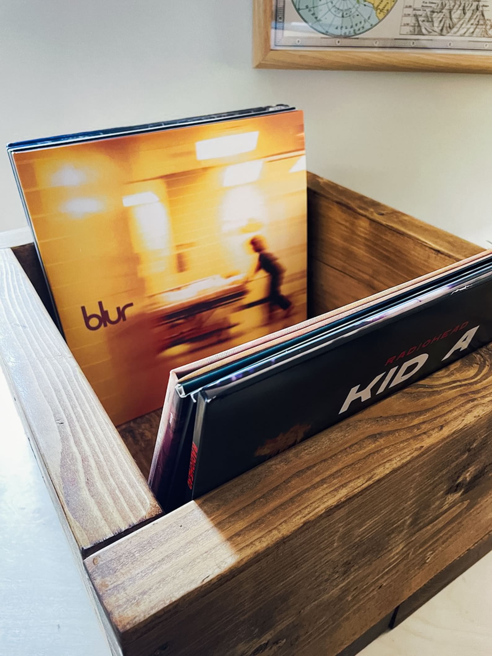 Scaffold Board Vinyl Crate Solid Wooden LP 12 Record - Etsy UK