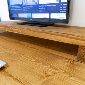 Handmade Rustic Desk on V Frame Steel Legs, Industrial Scaffold Board ...