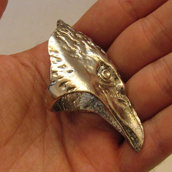 Eagle Head Ring - Etsy