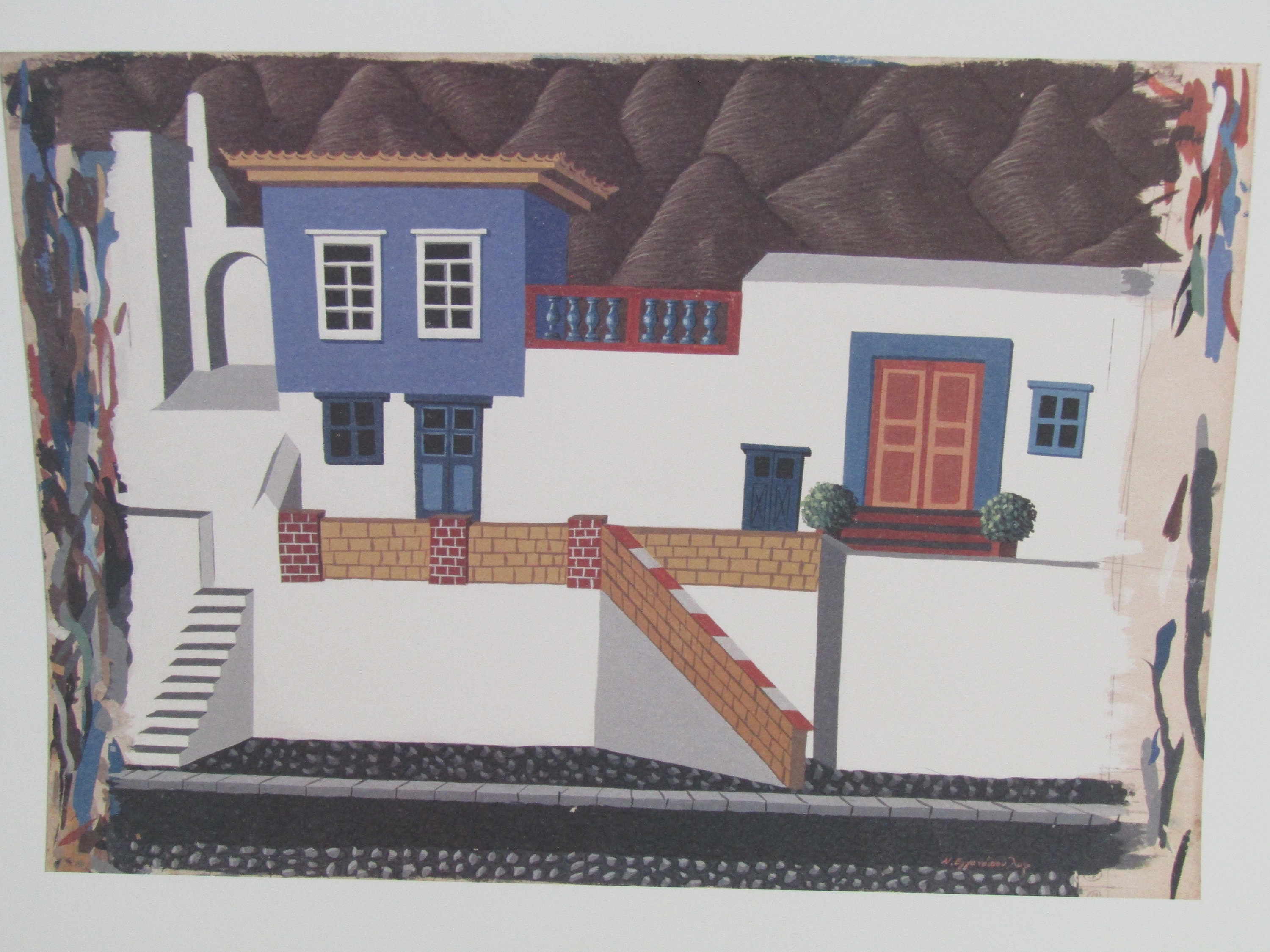 Nikos Engonopoulos Art Architecture of Secular Monuments | Etsy