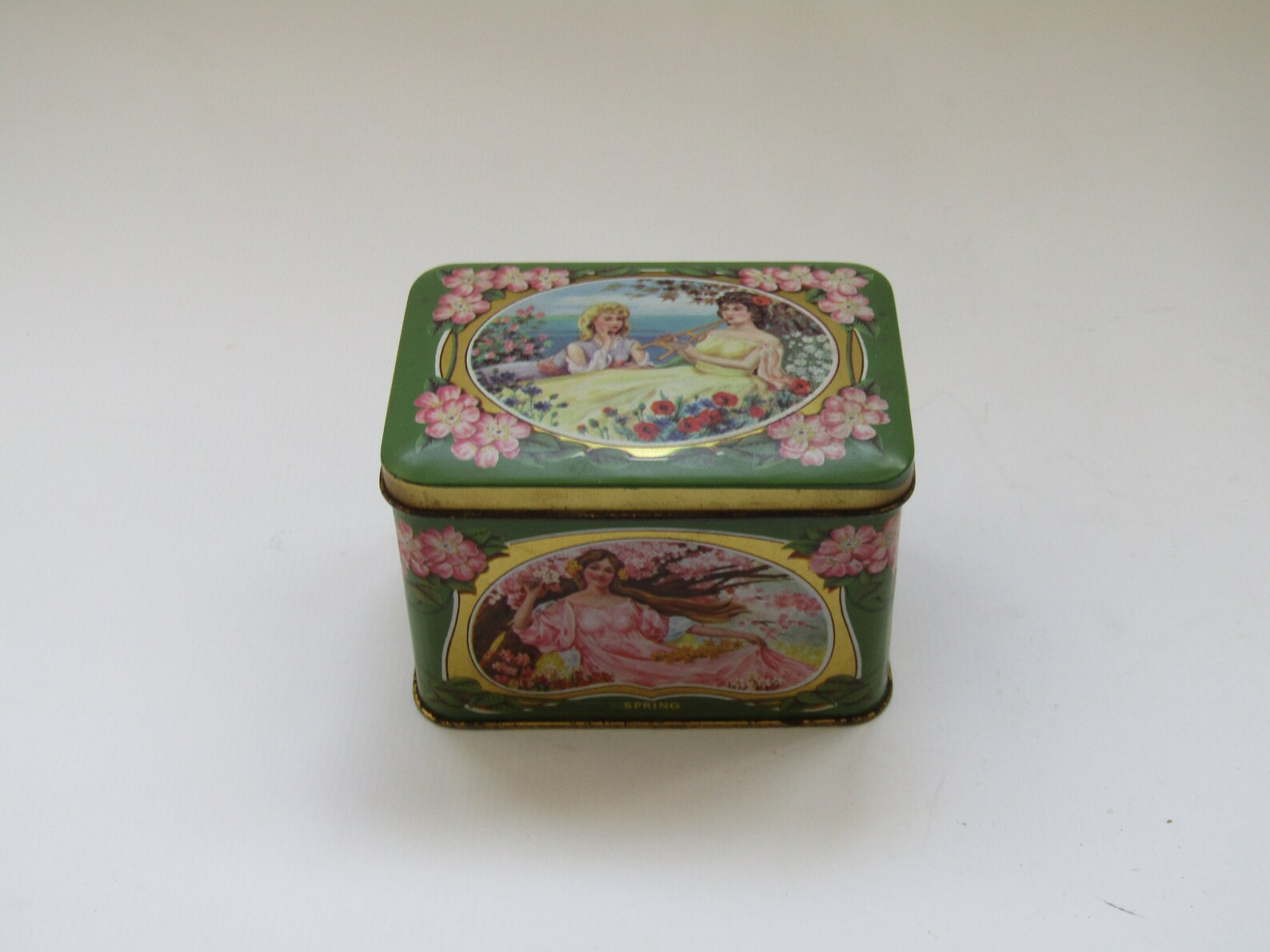Vintage English Tin Can Litho Tin Container Vintage Tin - Etsy