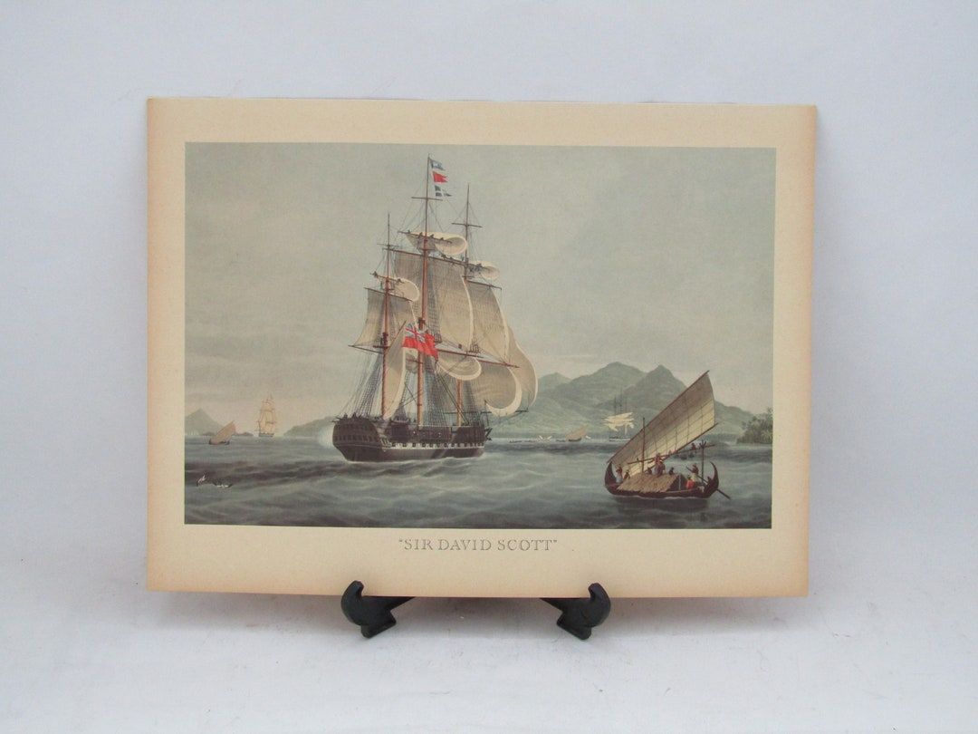 Olivier Warner, Ship Art Print, Sir David Scott, Ship Art Print, Art ...