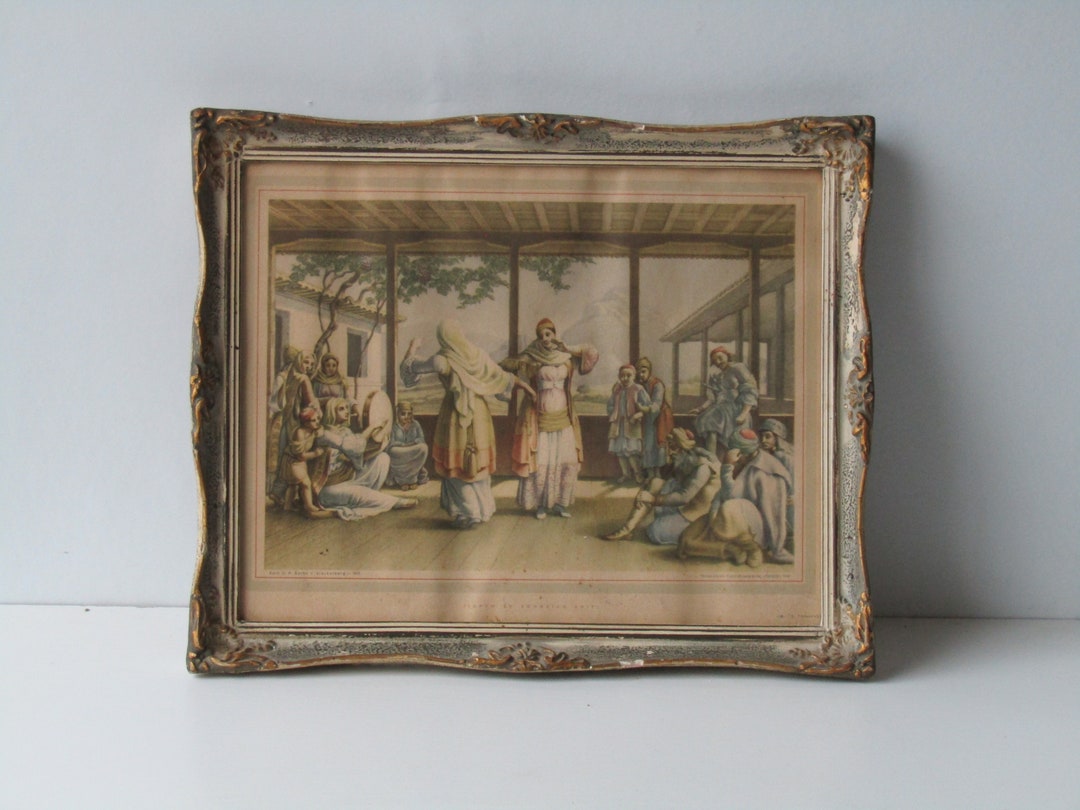 Feast - Lithograph - Athenian House - Greek Lithograph - Greek Feast ...