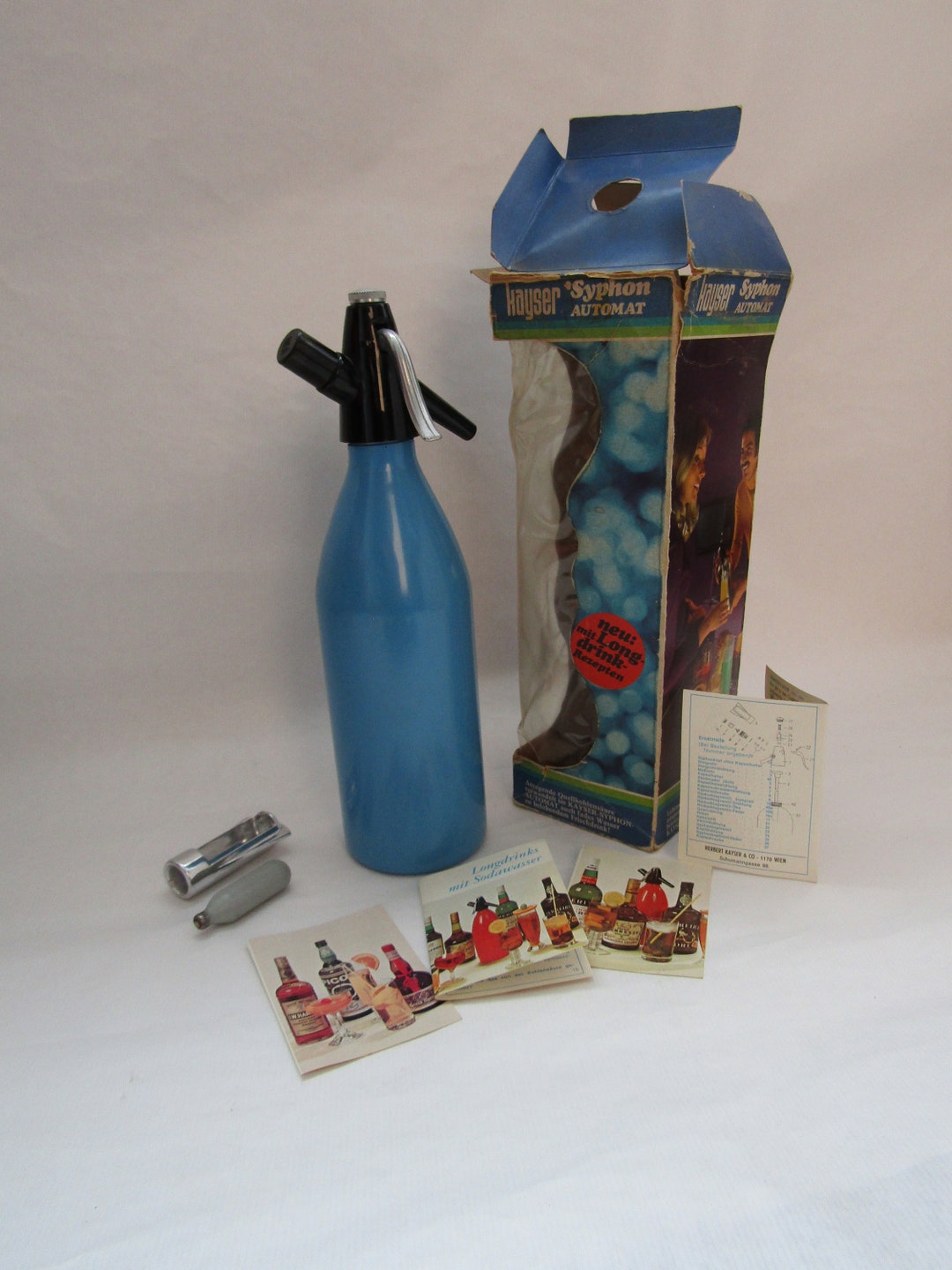 Syphon, Vintage Syphon, Vintage Syphon Bottle, Syphon Gift, Kayser ...