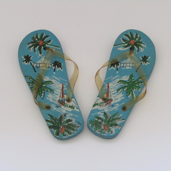 Vintage Flip Flops - Etsy