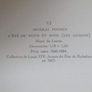 Nicolas Poussin Art Print: L'ete Ou Ruth Et Booz, French Baroque - Etsy