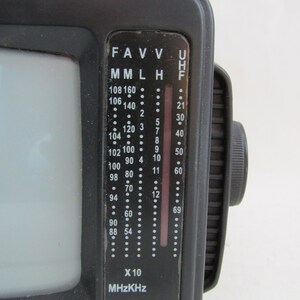 Tv Radio, Vintage Portable Tv Radio, Small Tv, Vintage Tv, Tv for ...