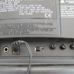 Tv Radio, Vintage Portable Tv Radio, Small Tv, Vintage Tv, Tv for ...