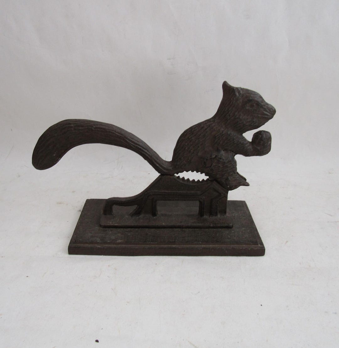 Cast Iron Squirrel Nutcracker, Vintage Nutcracker, Nutcracker, Antique Nutcracker, Squirrel ...