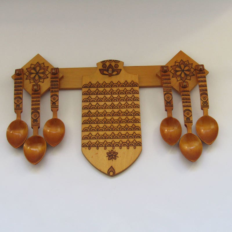 Wall Mounted Spoon Holders - Etsy