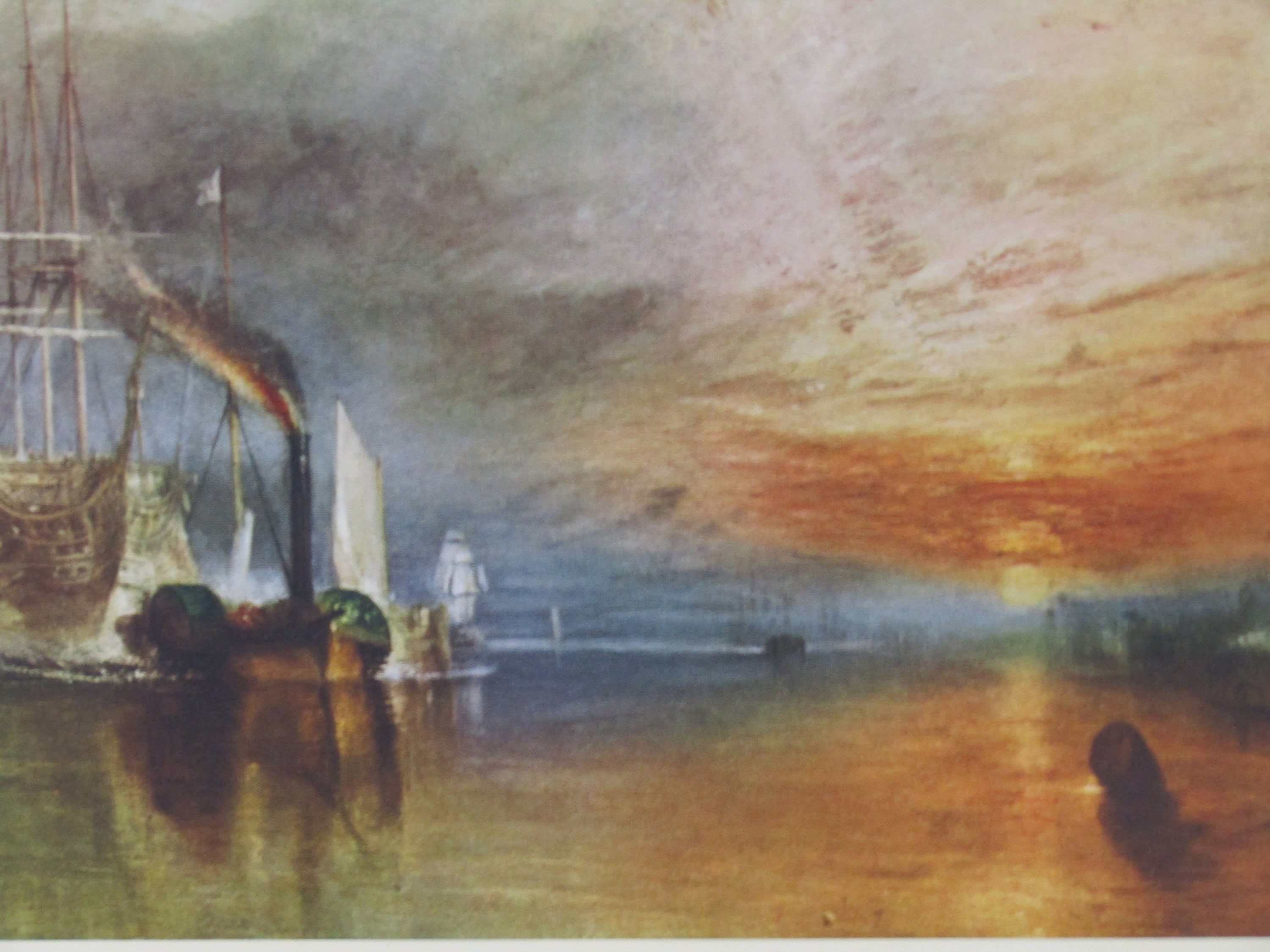 Painting Art Print J M W Turner Art Print Sea Battle Art - Etsy