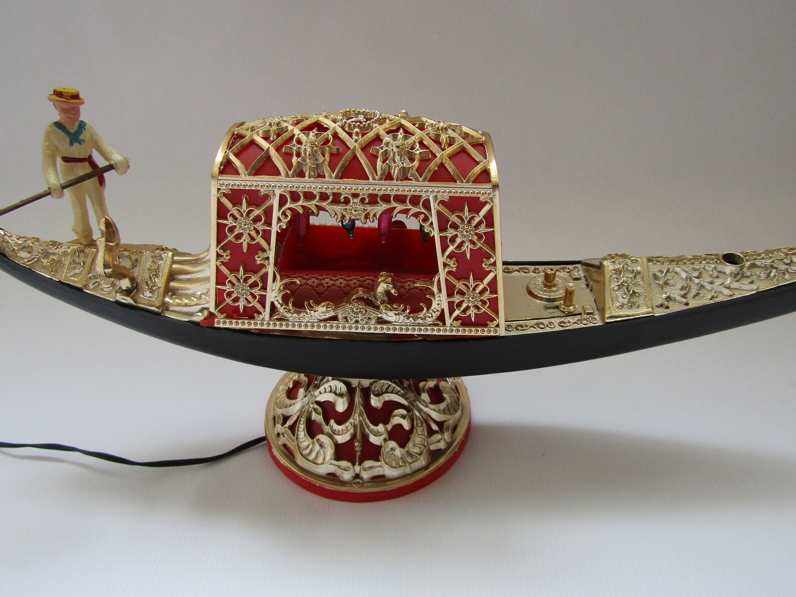 Music rotating Gondola light souvenir of Venice Venice | Etsy