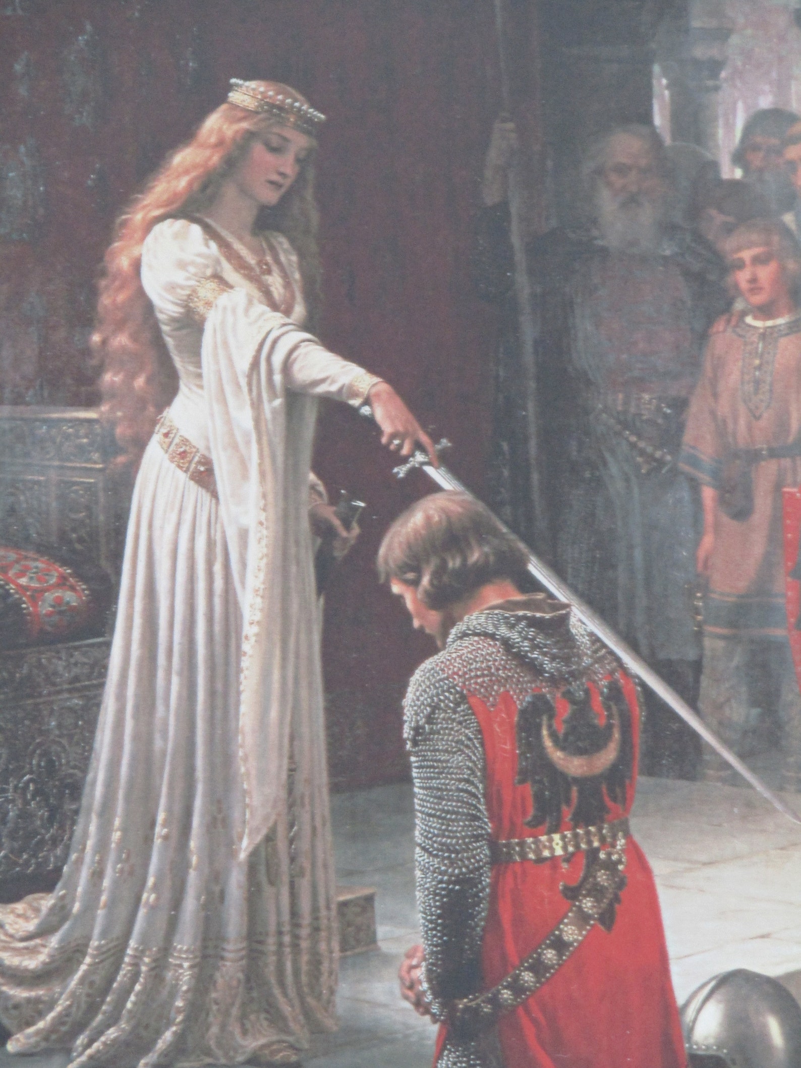 Edmund Leighton Edmund Leighton Art Print Framed Art Print | Etsy