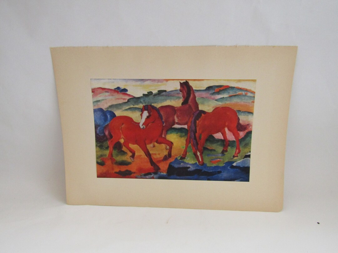 Franz Marc, Franz Marc Art Print, Abstract Art Print, Abstract ...