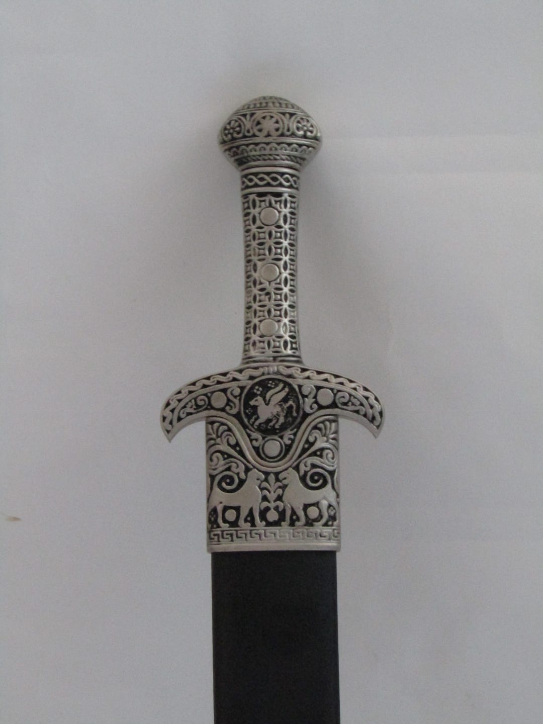 Vintage Steel Sword With Case, Double Edged Sword, Sword for Collection ...