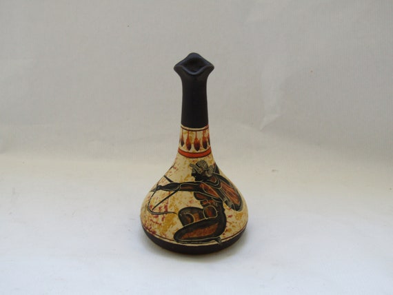 Fine Art Ceramics Art & Collectibles Vintage Greek Pottery Vase/Pitcher ...