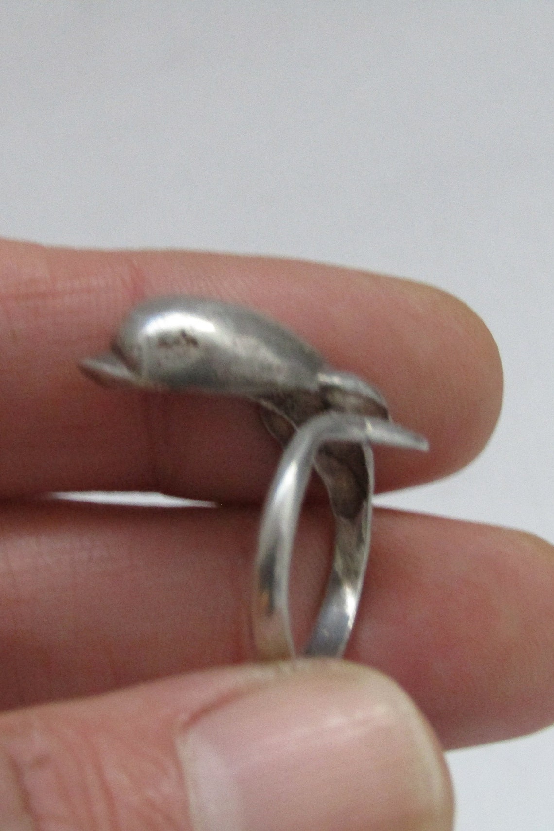 Minoan Dolphin Ring Antique Dolphin Ring Dolphin Silver - Etsy