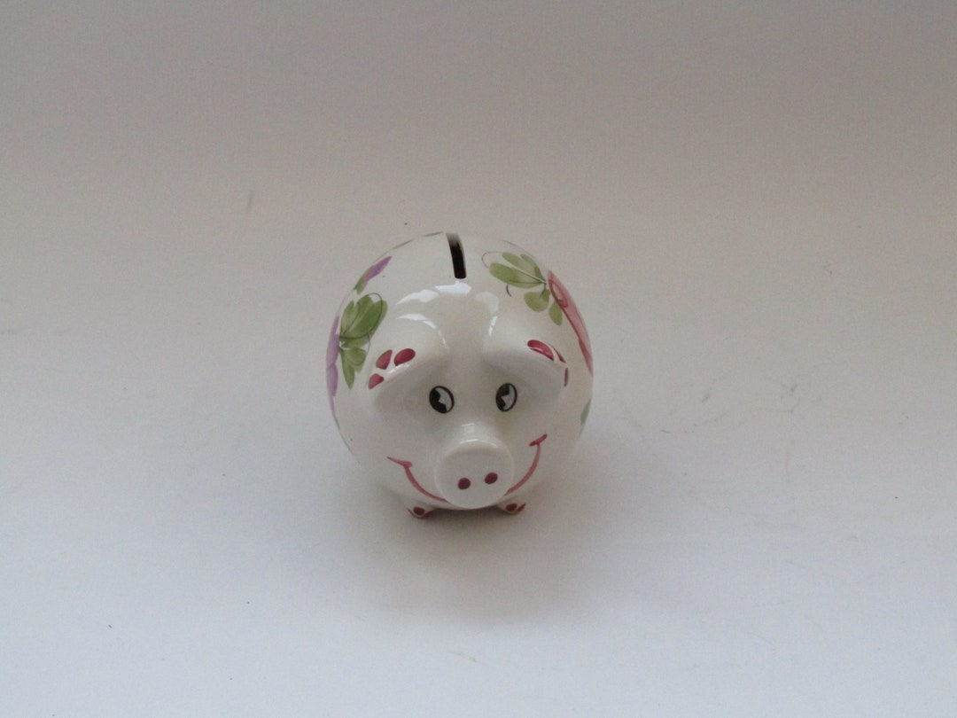 Vintage Piggy Money Box - Money Box - Vintage Piggy Bank - Piggy Bank ...