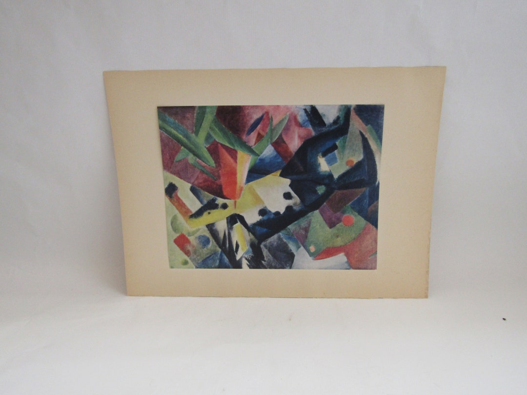 Franz Marc, Franz Marc Art Print, Abstract Art Print, Abstract ...