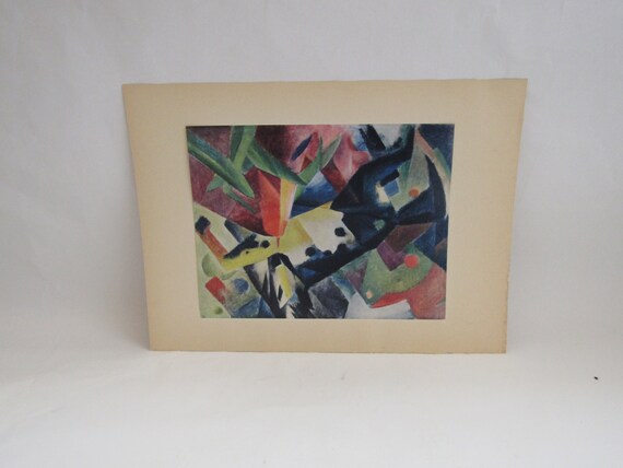 Franz Marc Franz Marc Art Print Abstract Art Print Abstract - Etsy